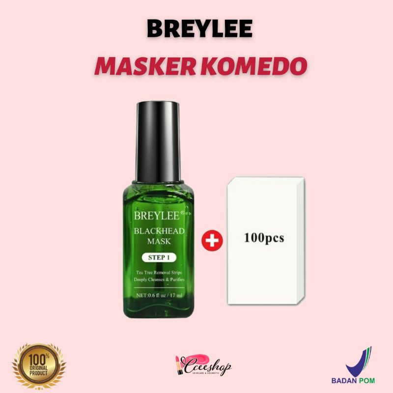 Jual BREYLEE Step 1 Blackhead Remover Mask - Pembersih Komedo (17ml ...