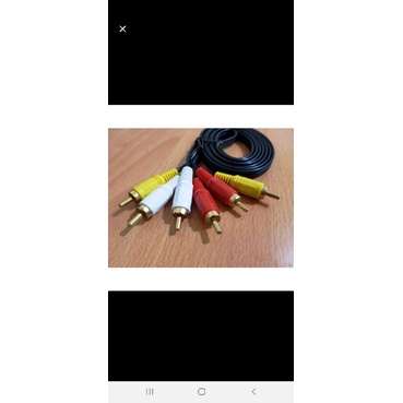 Jual Kabel rca 3 to rca 3 dengan panjang 1.5 meter biasa digunakan ...