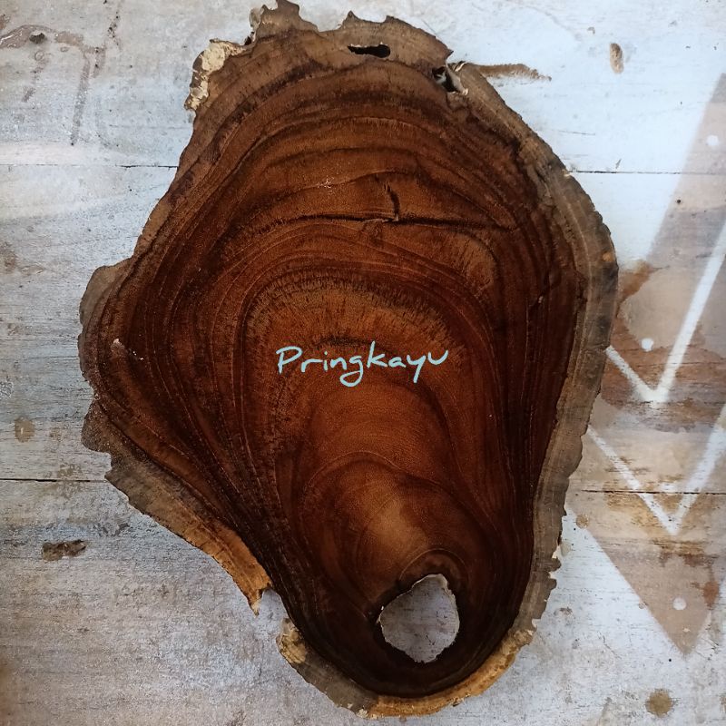 Jual Wood slice /potongan kayu jati /dekorasi | Shopee Indonesia