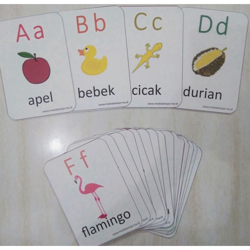 Jual Flash card alphabet | Shopee Indonesia