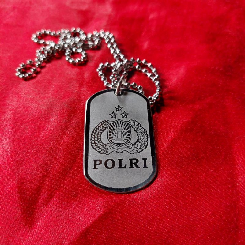 Jual KALUNG IDENTITAS POLRI (CUSTOM NAMA) | Shopee Indonesia