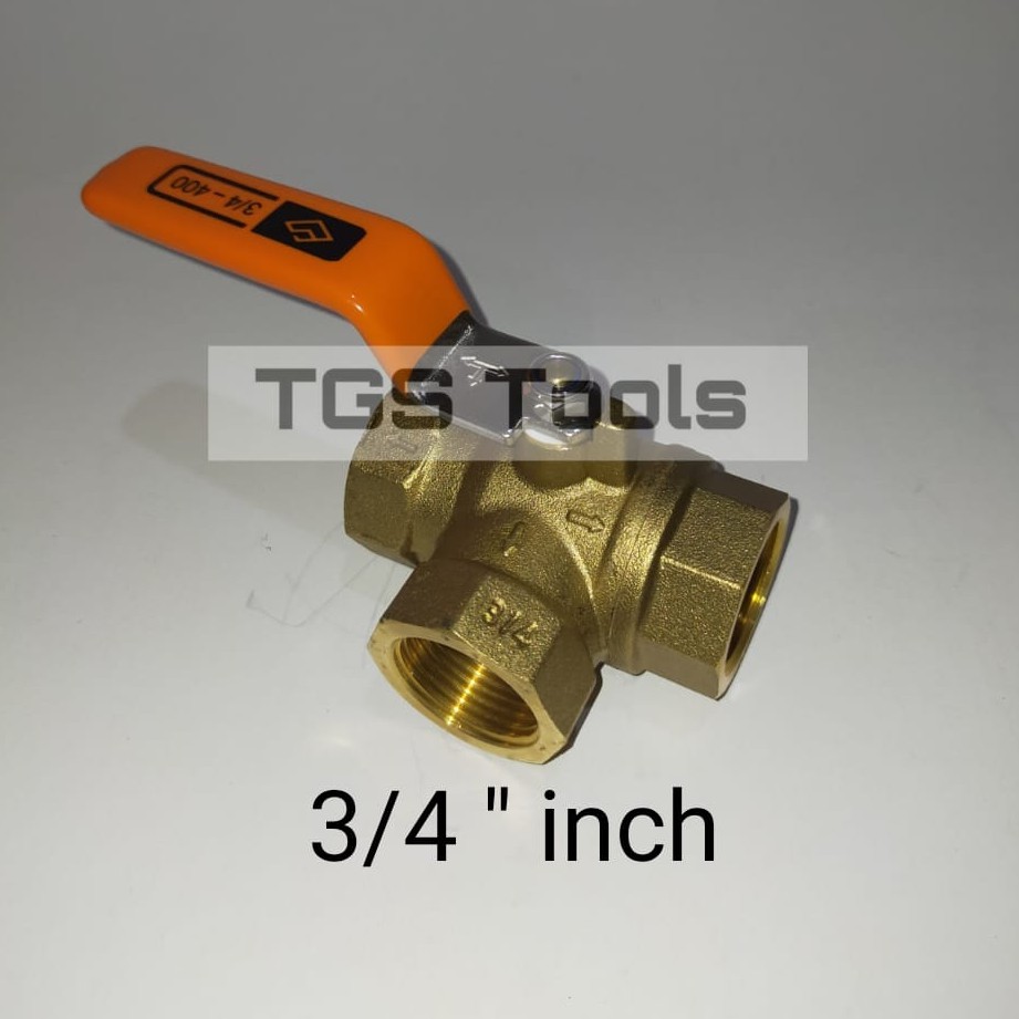 Jual BALL VALVE 3 WAY 3/4" Kuningan / Kran Cabang Triway Sailing - Onda ...