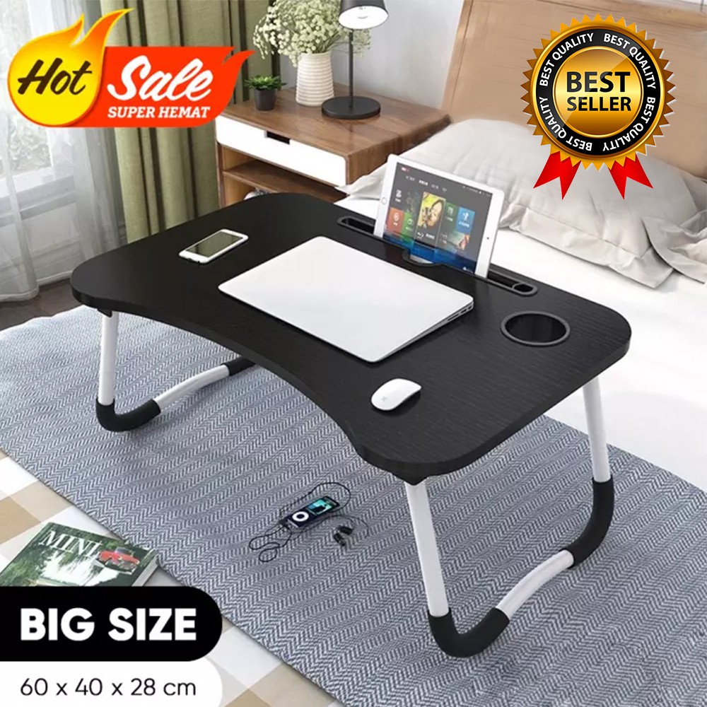 Jual Meja Laptop Lipat Portable Serbaguna Multifungsi - Meja Belajar ...
