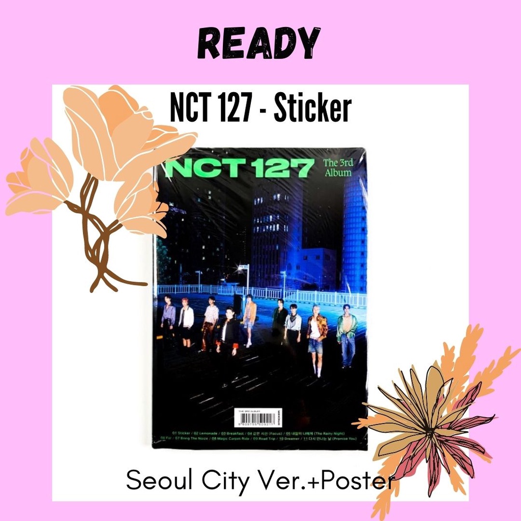 Jual [READY] NCT 127 3rd Album - Sticker (Seoul City ver.) + Poster ...