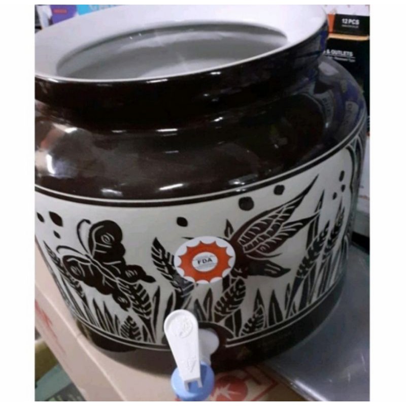 Jual GUCI DISPENSER KERAMIK UKIRAN | Shopee Indonesia