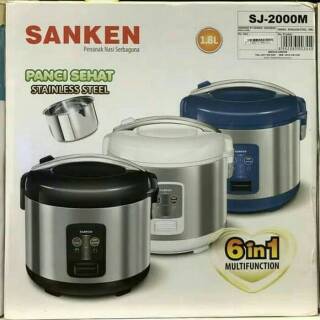 Jual Magicom sanken rice cooker full stainless ukuran 1.8L | Shopee ...