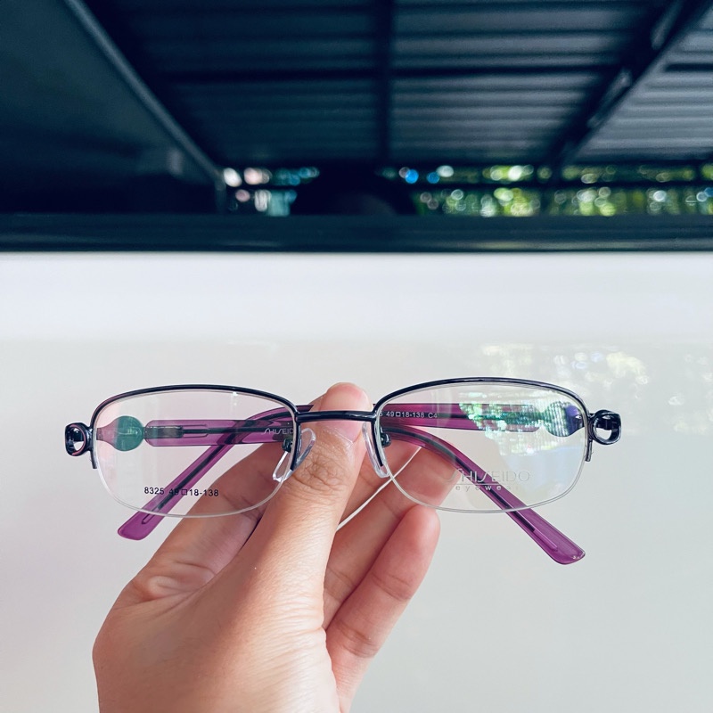 Jual Half Frame kacamata Minus Wanita Terbaru motif Bunga Diamond ...