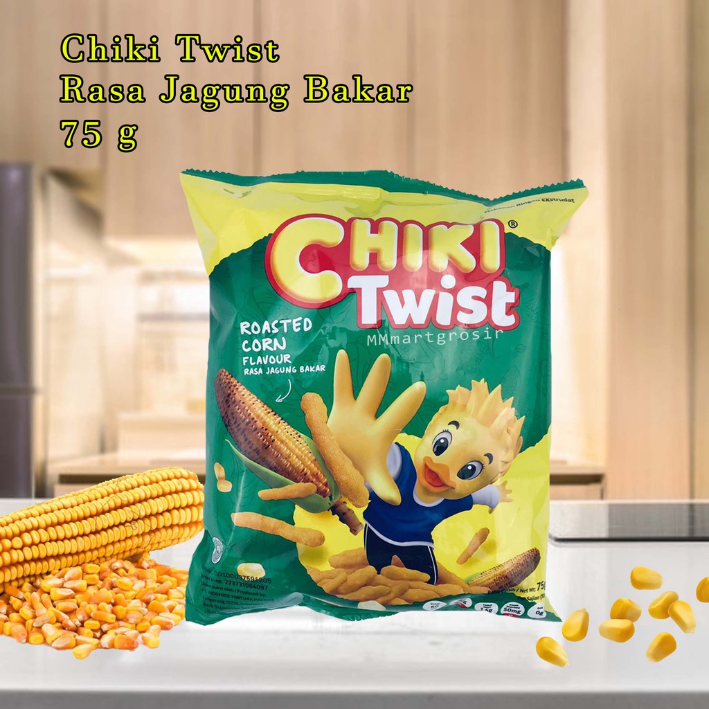 Jual CHIKI TWIST 75g / JAGUNG BAKAR MAKANAN RINGAN | Shopee Indonesia