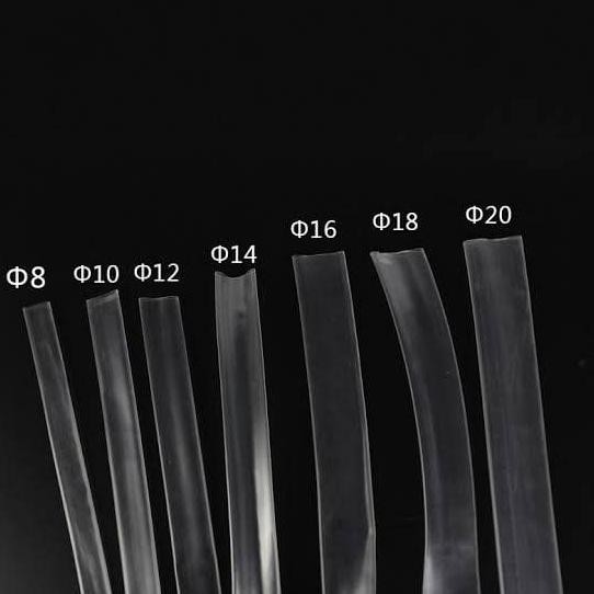 Jual heatshrink tube selang bakar selongsong bakar 20mm warna clear 1 ...
