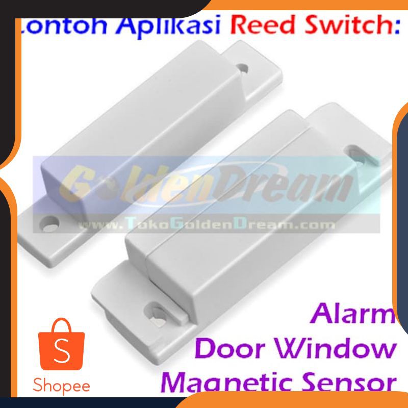 Jual Promo Saklar Reed Switch 2x14mm Magnetic Sensor Magnetron Detektor ...