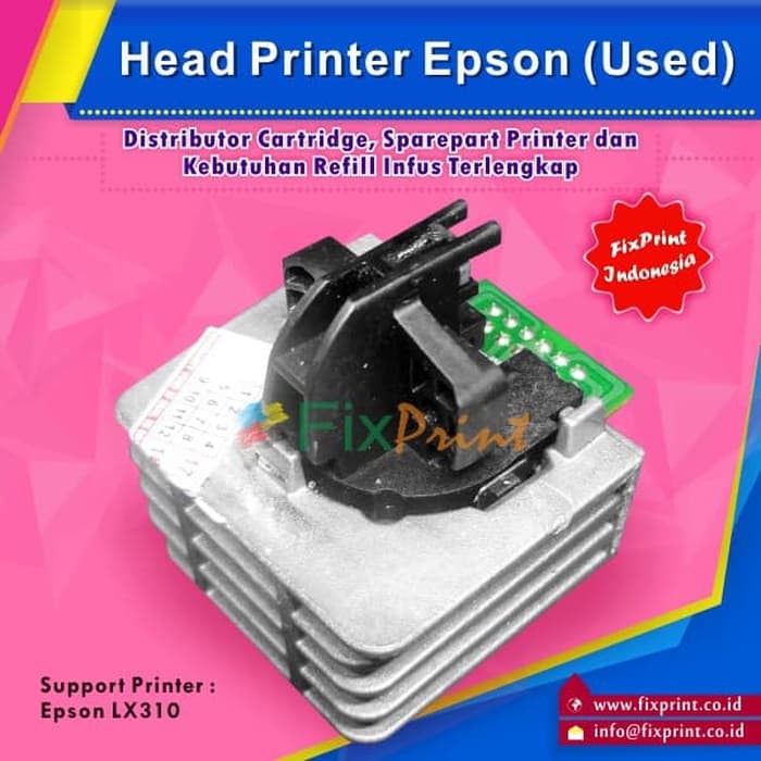 Jual Jual Print Head Printer Dot Matrix Epson LX-310 LX-350 LX310 LX350 ...