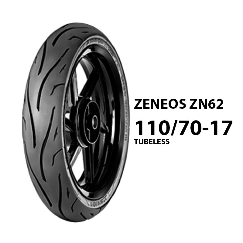 BAN ZENEOS ZN62 110/70-17 TUBELESS | Shopee Indonesia