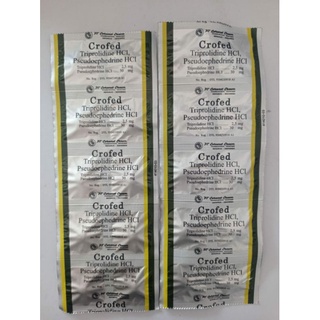 Jual CROFED 10 TABLET/UNTUK MENGATASI PILEK DEWASA/PILEK ALERGI DEWASA ...