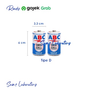 Jual Baterai Battery ABC Tipe D Besar R20 Batre Biru isi 1 Pcs | Shopee ...