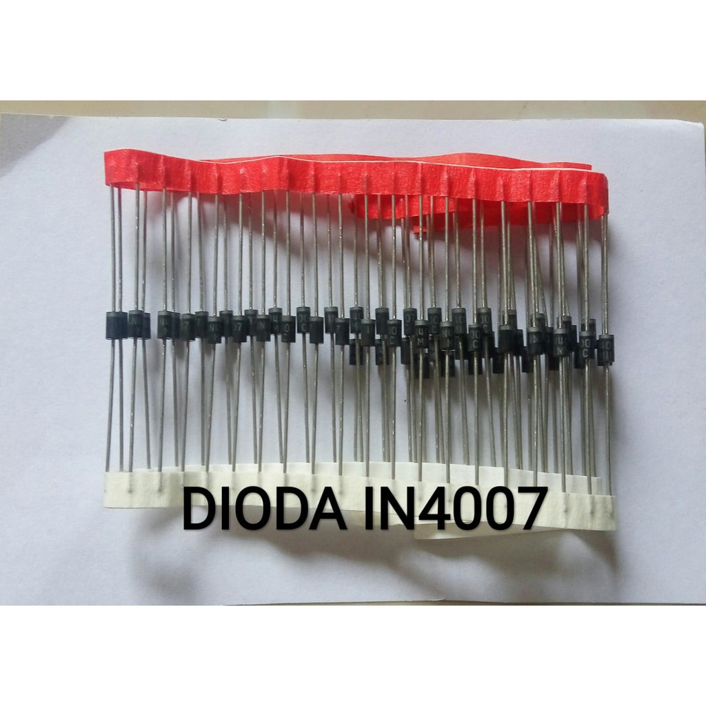 Jual (10 Buah) 1N4007 IN4007 4007 1A 1000V DO-41 RECTIFER DIODA DIODE ...