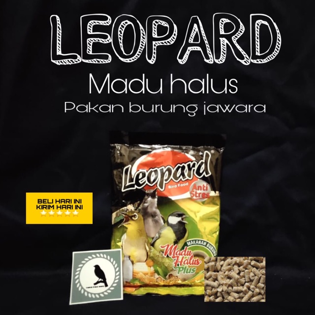 Jual LEOPARD MADU HALUS PLUS 200 GRAM PAKAN MAKANAN VOER PUR UNTUK ...