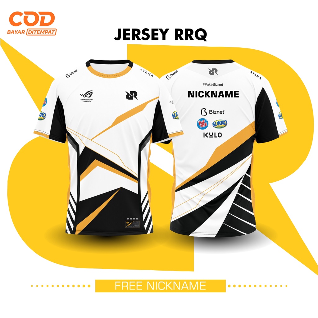 Jual Jersey RRQ 2021 Free Nickname Indonesia|Shopee Indonesia