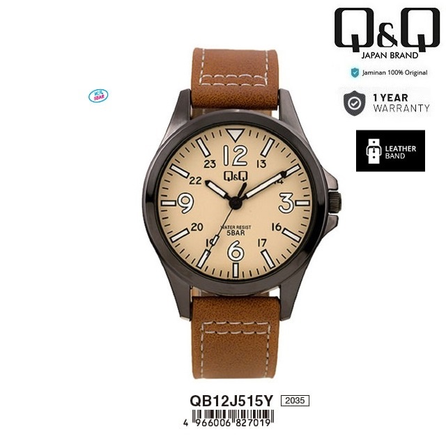 Jual Q&Q QNQ QQ QB12 QB12J QB12J515Y ORIGINAL ANALOG WATCH JAM TANGAN ...