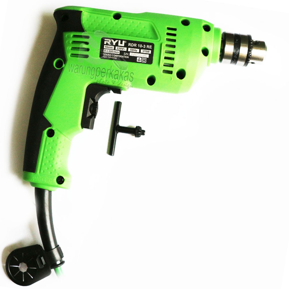 Jual Electric Drill RYU RDR10-3RE - Mesin Bor Listrik 10mm - Bor Kecil ...