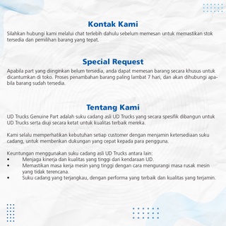 Jual UD Trucks Quester - Saringan Udara / Air Filter [276949Z00A ...