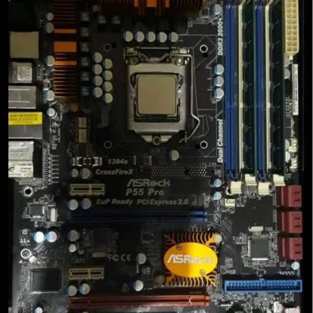 Jual SALE!!! MOTHERBOARD ASROCK P550 PRO + PROCESSOR | Shopee Indonesia