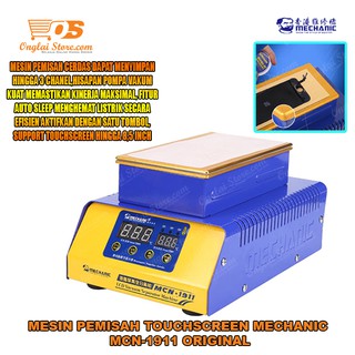 Jual MESIN PEMISAH KACA TOUCHSCREEN - LCD VACUM SEPARATOR MECHANIC MCN ...