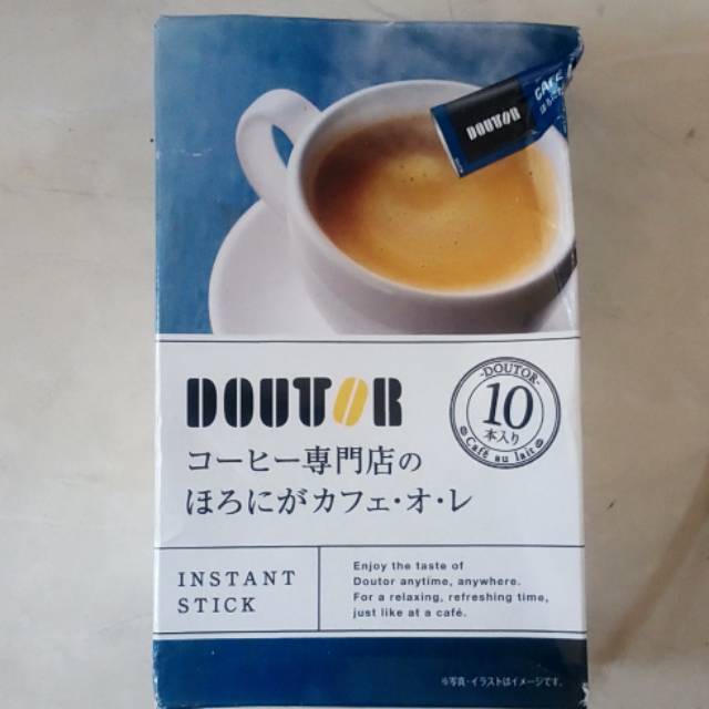 Jual Doutor japan cafe au lait instant coffee stick bitter | Shopee ...