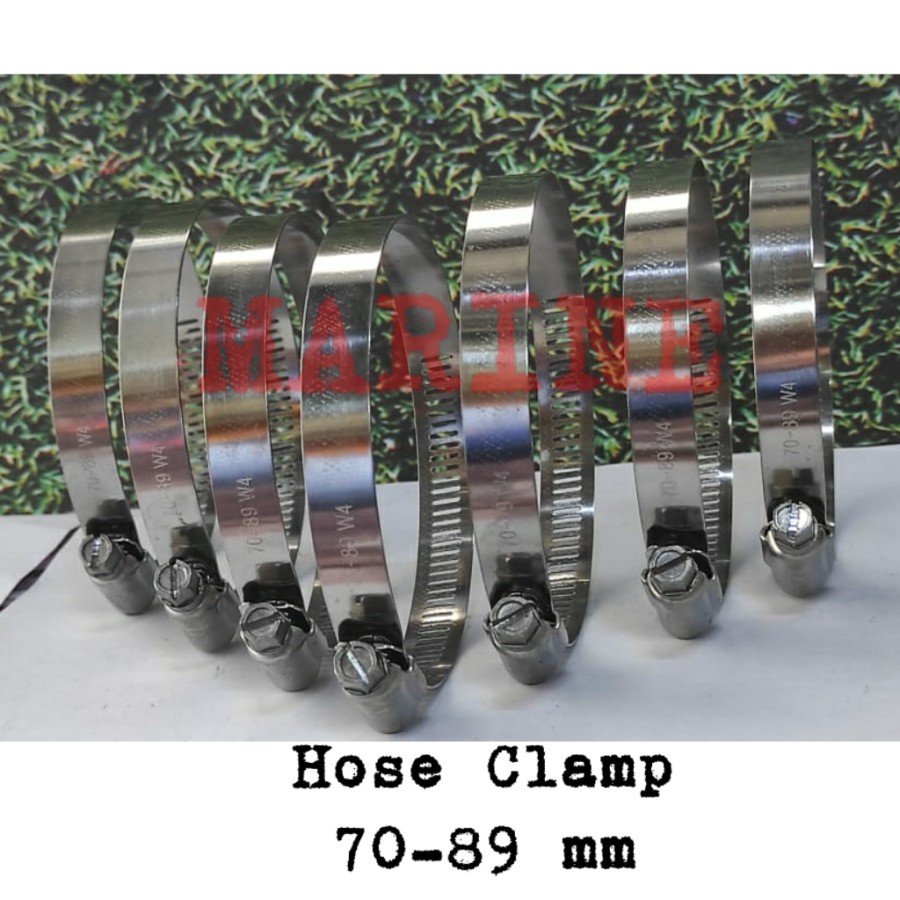 Jual KLEM SELANG / PENGIKAT BESI STAINLESS STEEL 304. 70-89MM | Shopee ...