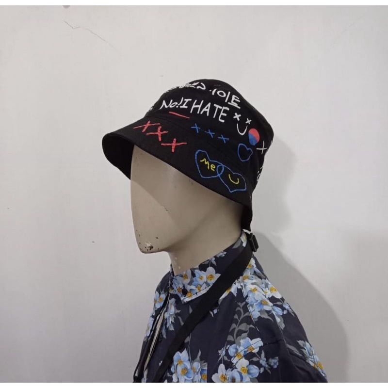 Jual Bucket Hat Motif Unik Indonesia|Shopee Indonesia