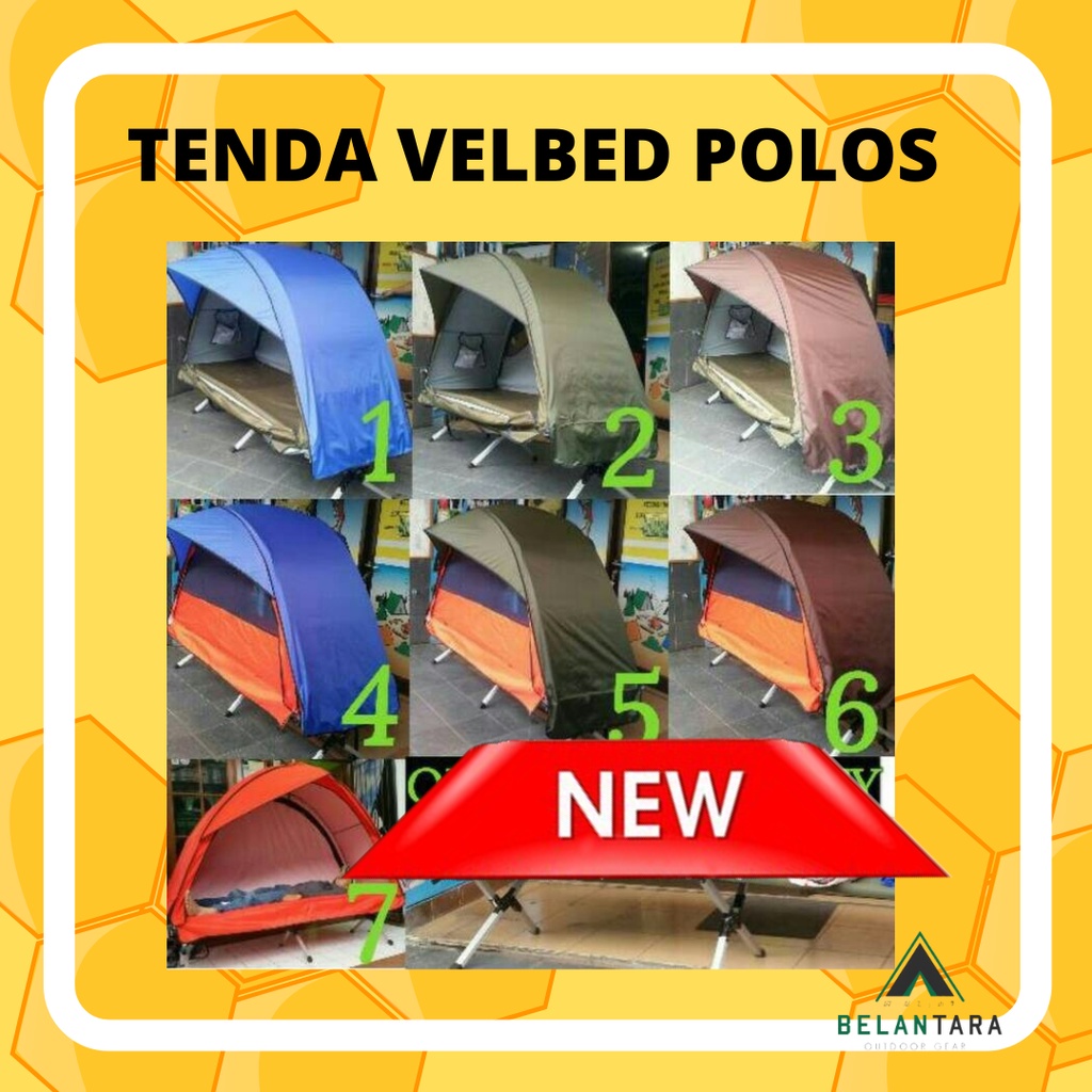 Jual Tenda Velbed felbed filbed Offroad 1 Orang Warna Polos Belantara ...