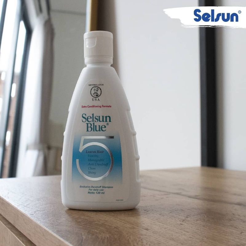 Jual Selsun Blue 5 Shampo | Shampoo Dandruff | Shampoo Ketombe | Anti ...