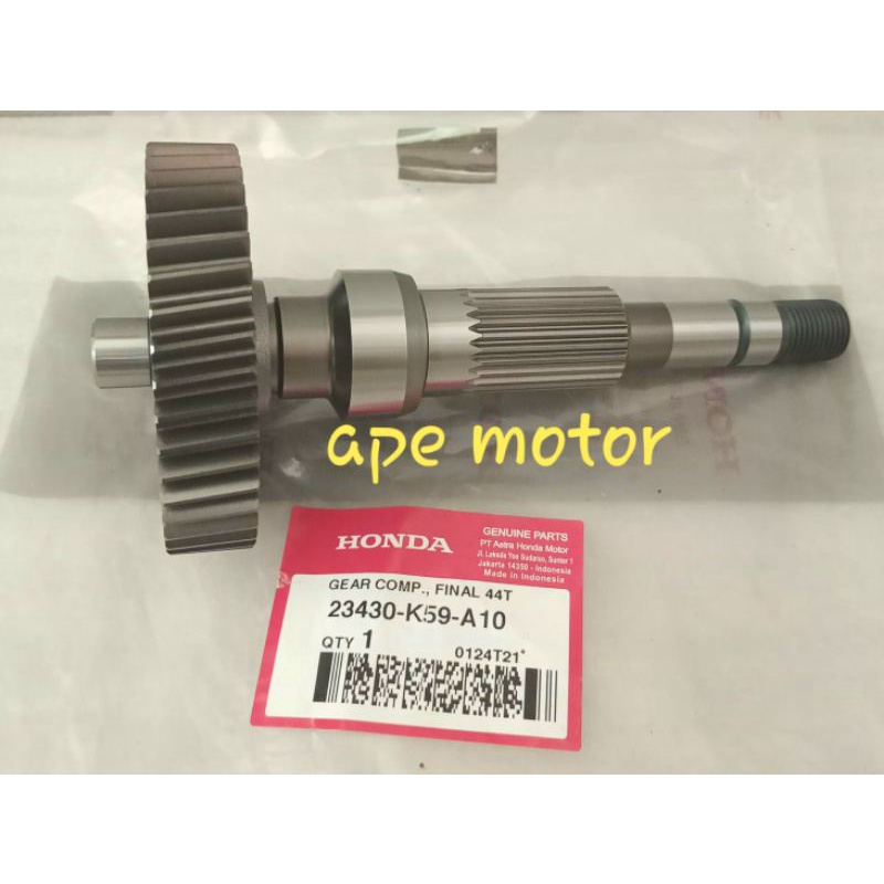 Jual AS RODA BELAKANG VARIO 150 23430-K59-A10 ORIGINAL HONDA | Shopee Indonesia