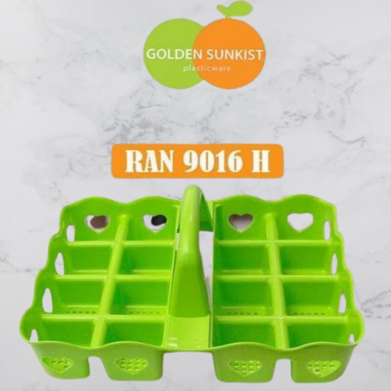 Jual Rak aqua gelas Golden sunkist - Tempat aqua gelas 16 Lubang ...