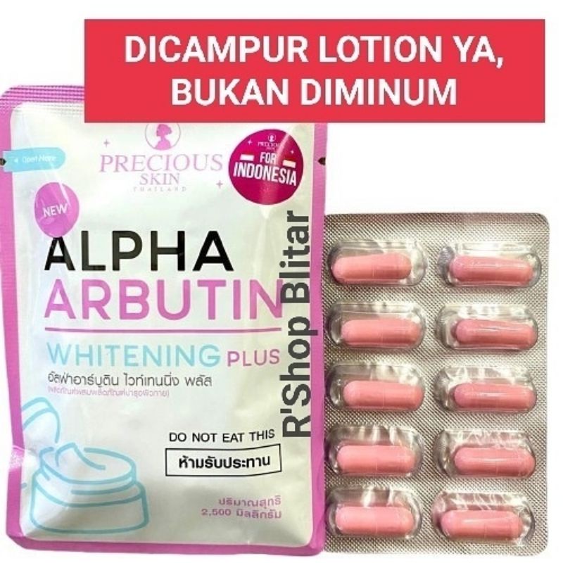 Jual Alpha arbutin whitening plus powder precious skin - alpha arbutin ...