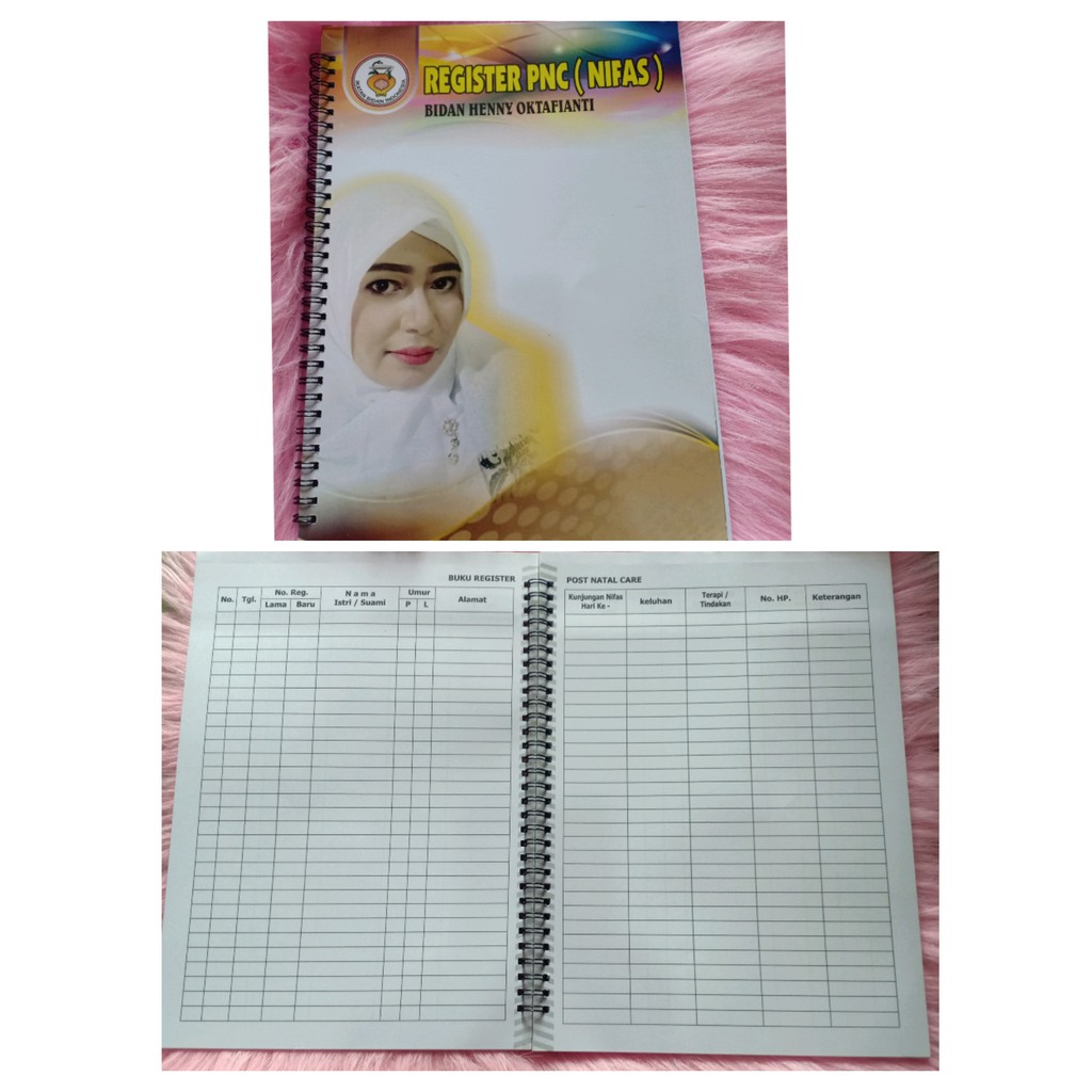 Jual BUKU REGISTER PNC/ NIFAS COVER EKLUSIF SPIRAL | Shopee Indonesia