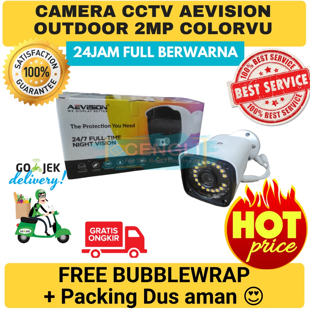 Jual Techma Kamera CCTV Outdoor Full Color TCM A1620FC 2MP Colorvu ...