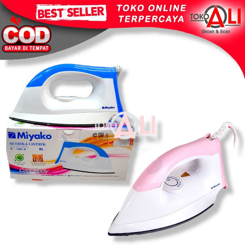Jual Setrika baju pakaian MIYAKO 1000M setrika Elektrik | Shopee Indonesia