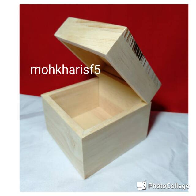 Jual Kotak box kayu 10 x 10 x 7 cm jati belanda pinus lokal | Shopee ...