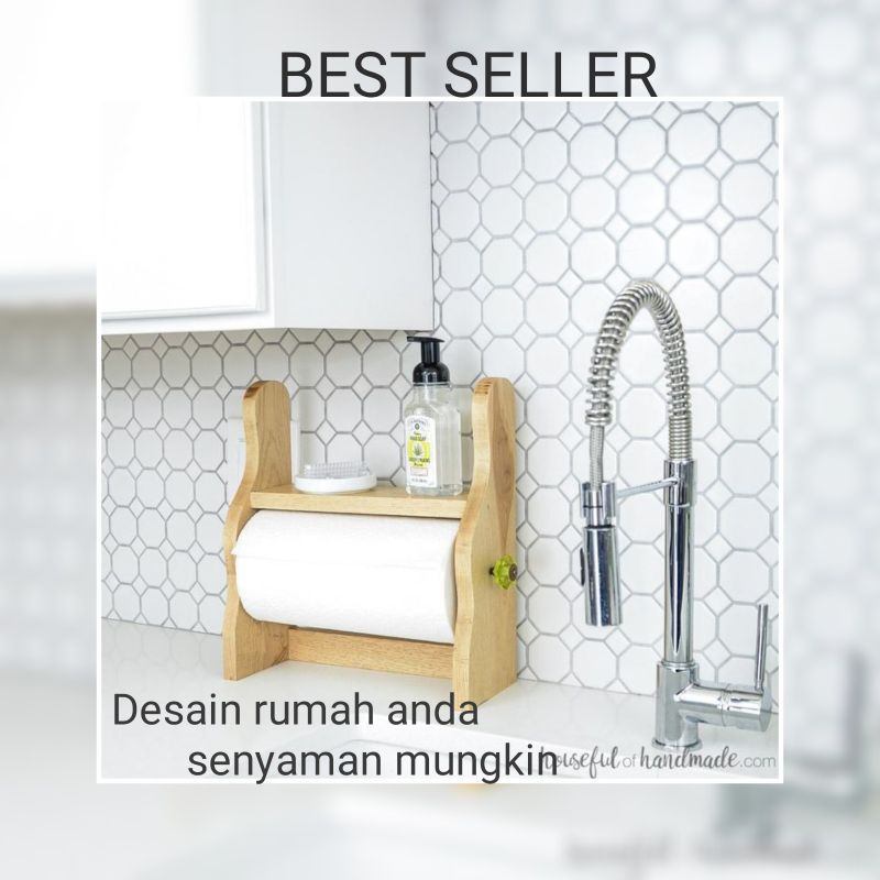 Jual promo TEMPAT TISSUE KERTAS WASTAFEL CUCI TANGAN/TEMPAT TISU GULUNG ...