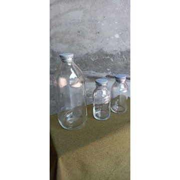 Jual botol kaca 500ml , 100ml | Shopee Indonesia