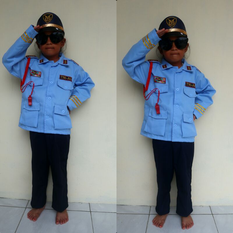 Jual Baju seragam anak TK/Baju karnaval anak TK TNI AL | Shopee Indonesia