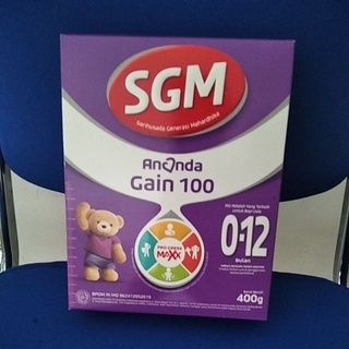 Jual SGM GAIN 100 UNTUK USIA 0-12 BULAN 400 GRAM | Shopee Indonesia