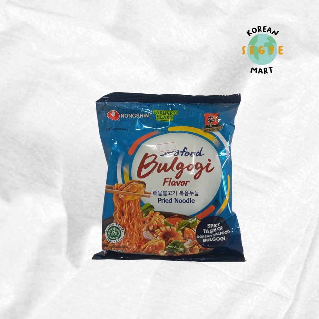 Jual Nongshim Seafood Bulgogi Fried Noodle | Shopee Indonesia