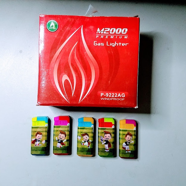 Jual Korek Gas Bara Bola M2000 P 9222 AG @20 Pak (Korek Api & Pematik ...