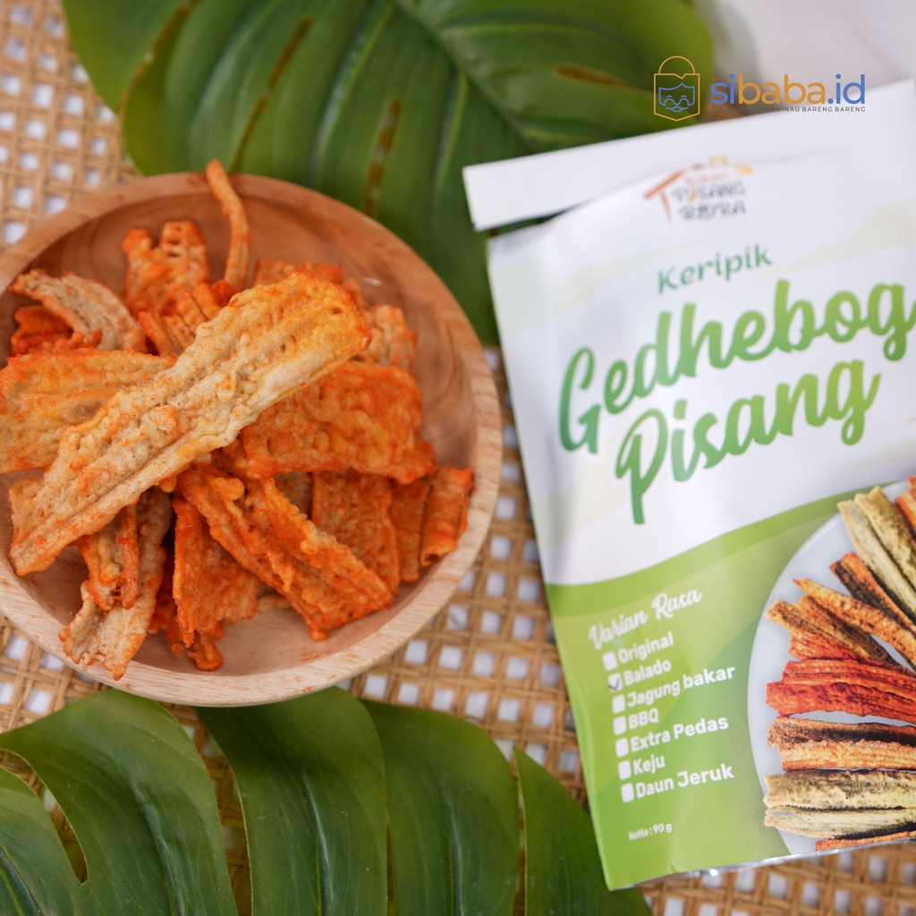 Jual Sibaba.id - Keripik Gedebog Pelepah Pisang Kemasan 90Gram ...