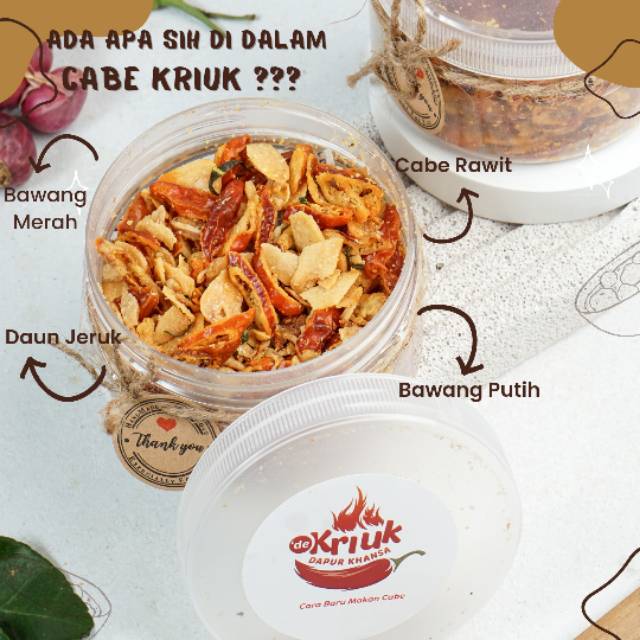 Produk 'de Kriuk Dapur Khansa | Shopee Indonesia