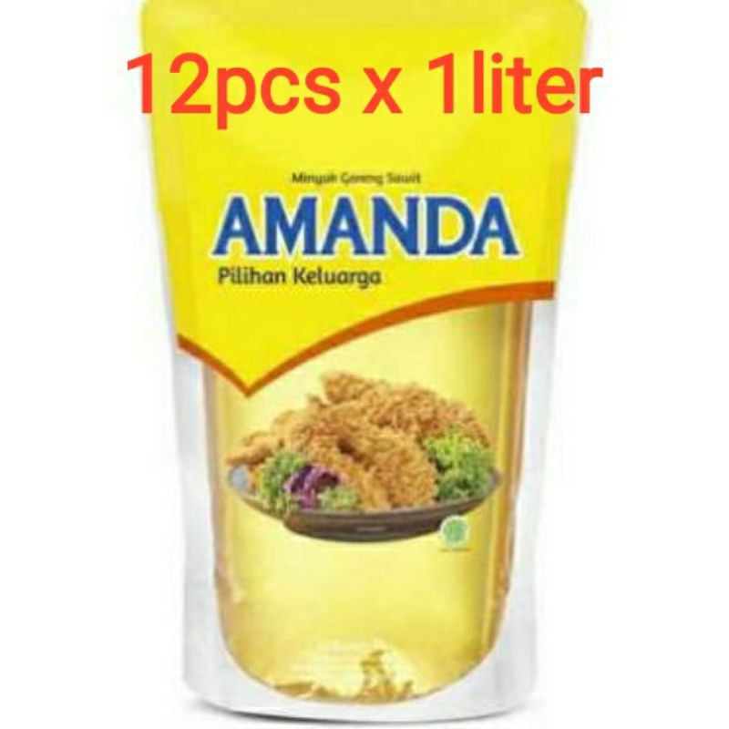Jual Minyak Goreng Amanda Indofood 1liter Dus ( 12 pcs x 1liter ...