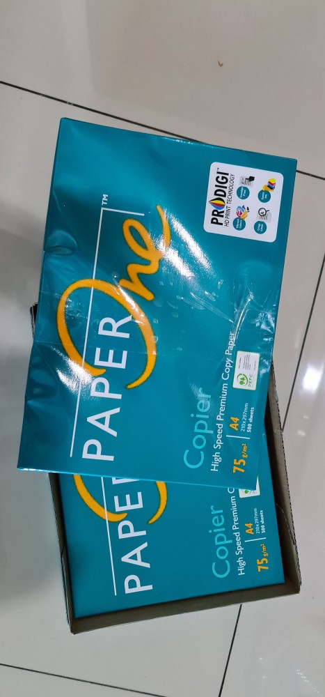 Kertas HVS A4 75 gr Paper One [1 rim] | Shopee Indonesia
