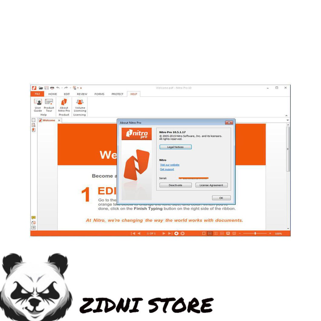 Jual SOFTWARE APLIKASI SWA527 NITRO PRO 10 ORIGINAL LICENSE LISENSI NITRO PDF PRO X86 X64 ...