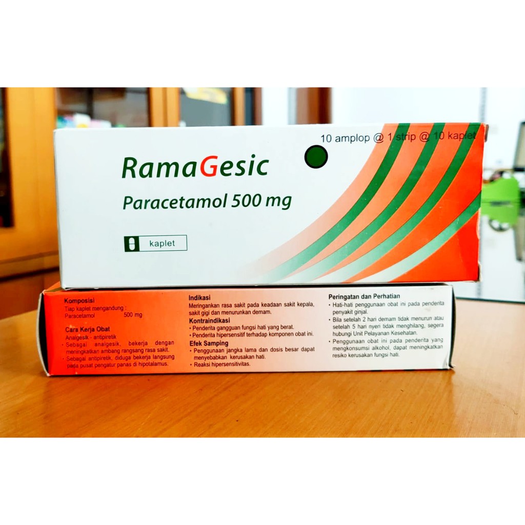 Jual Ramagesic Paracetamol 500 mg Box 100 Tablet | Shopee Indonesia